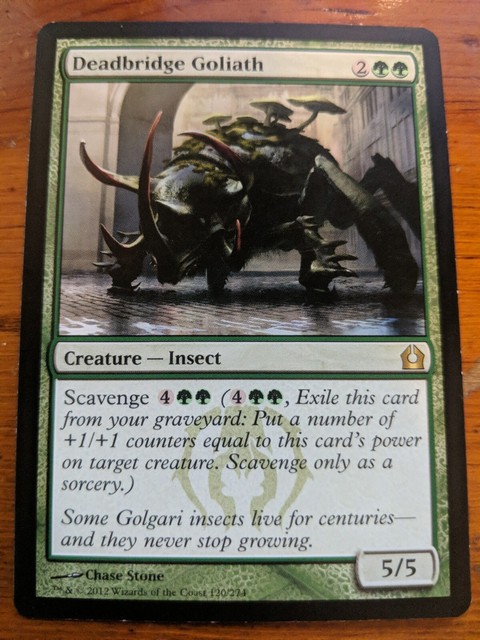MTG Deadbridge Goliath Return to Ravnica 120/274 Regular Rare for sale ...