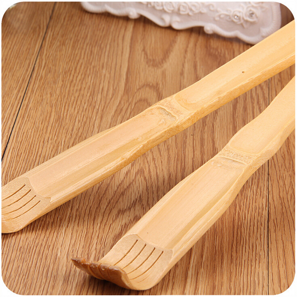 1pc Bamboo Massager Back Scratcher Wooden Body Roller Stick Back ...