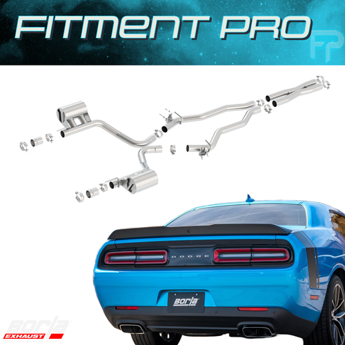 Borla 140678 Catback Exhaust ATAK Kit for 2015-23 Dodge Challenger SRT ...