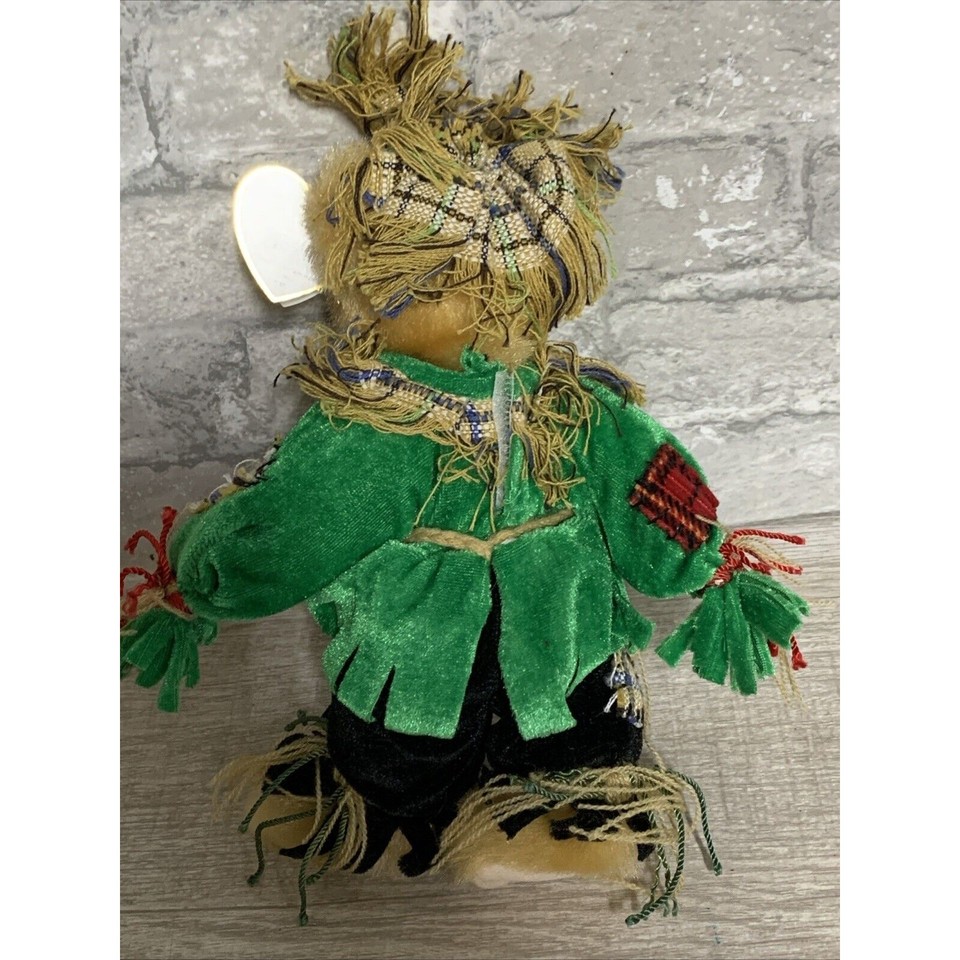 Ty Beanie Babies Alfalfa Scarecrow Let Them Eat Crow Plush Bear LOT-L ...