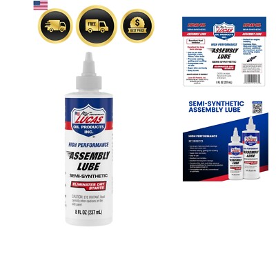 Engine Assembly Lube Semi Synthetic High Performance 8oz | eBay