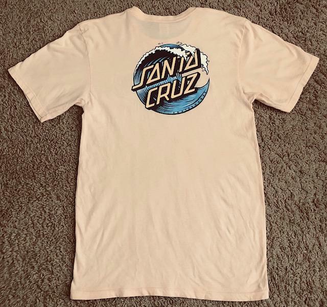 Santa Cruz Classic Front And Back Logos Men's Peach … - Gem