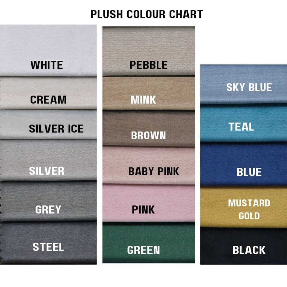 Jupiter cubed Plush Velvet 20"/24" Headboard Single | Double | Kingsize ...