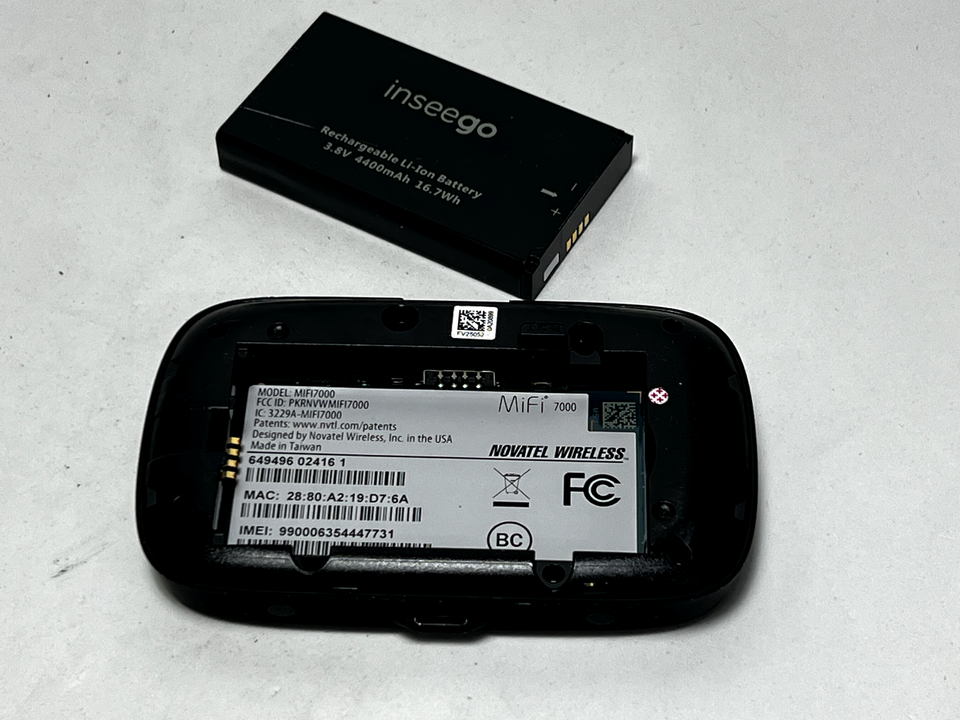 Novatel MIFI7000 4G LTE Wireless Mobile Hotspot Router Tested Working ...