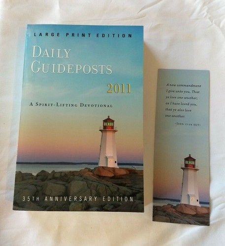 Daily Guideposts 2011 ~ LARGE PRINT EDITION ~ Includes Bookmark ...