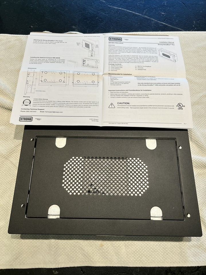 Strong Versabox Cover 8x14 Sm-rbx-8-wh (NEW IN BOX) | eBay