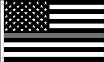 Thin Gray Line American Flag 3 x 5 Polyester Flag | eBay