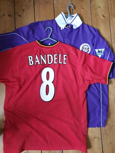 100% Genuine Monday Bandele Harchester United Dream Team Shirt Lotto XL ...