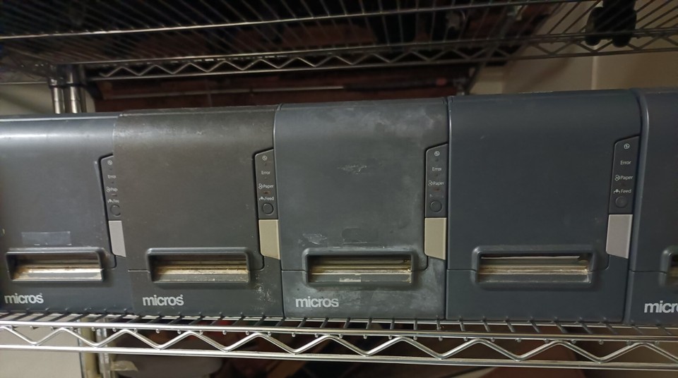 EPSON TM-T88V M244A POS PARALLEL THERMAL RECEIPT PRINTER W power supply ...