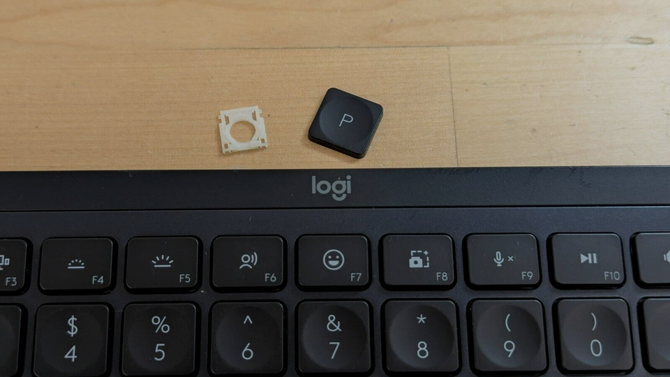 OEM Logitech MX Keys MINI Keyboard REPLACEMENT KEY CAPS & HINGE ONLY ...
