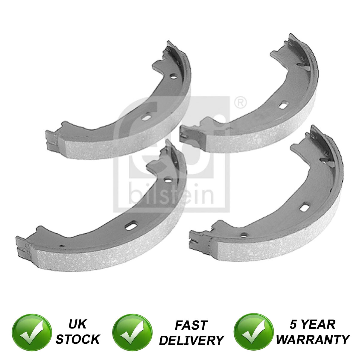 Hand Brake Shoes Set Rear SJR Fits BMW 3 Series 1997-2019 1 Series 2004 ...