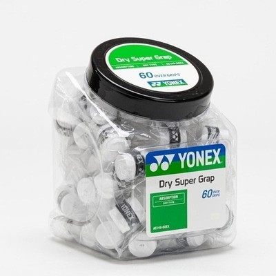 YONEX Dry Super GRAP 60 Pack, White | eBay