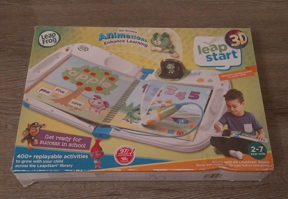 LeapFrog LeapStart 3D Learning System Bundle with 3 books (2–6 Years ...