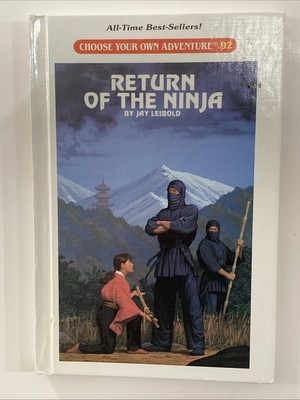 Choose Your Own Adventure #92 Return of the Ninja Liebold Large Print ...