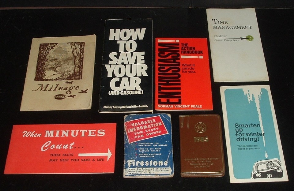 LQQK 104 vintage early 1900s to 90s era BOOKLETS/PAMPHLETS various ...