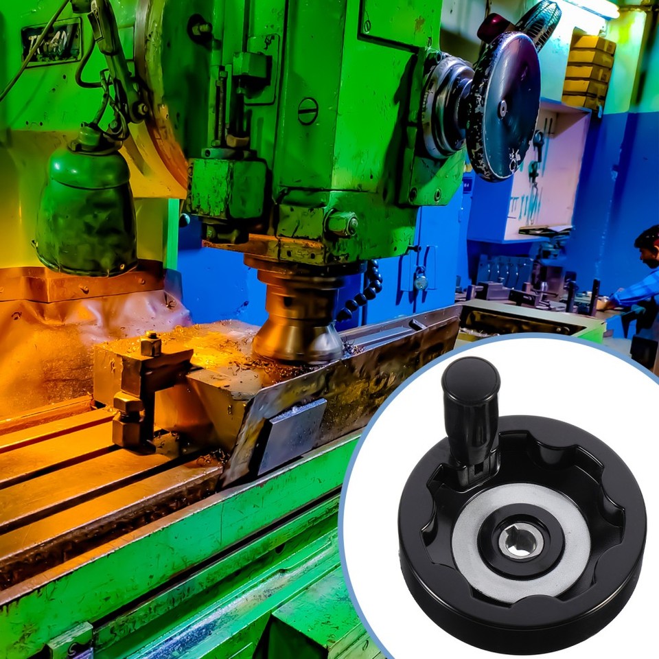2 Pcs Hand Wheel Revolving Handwheel Machine Handle Milling Round | eBay