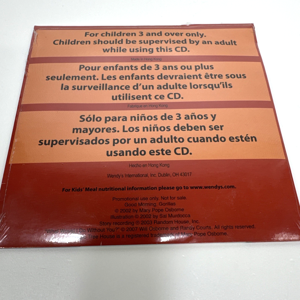 Good Morning Gorillas #26 Wendy's Audiobooks Magic Tree House Mary Pope ...