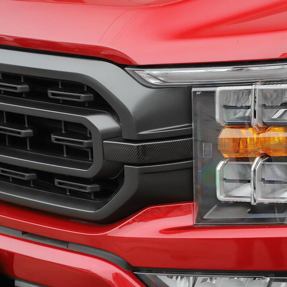 For 2021-2023 Ford F150 F-150 Carbon Fiber Front Grille Insert Cover ...