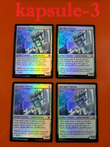 4x Sea Gate Colossus | FOIL | Zendikar Rising | MTG Magic Cards | eBay