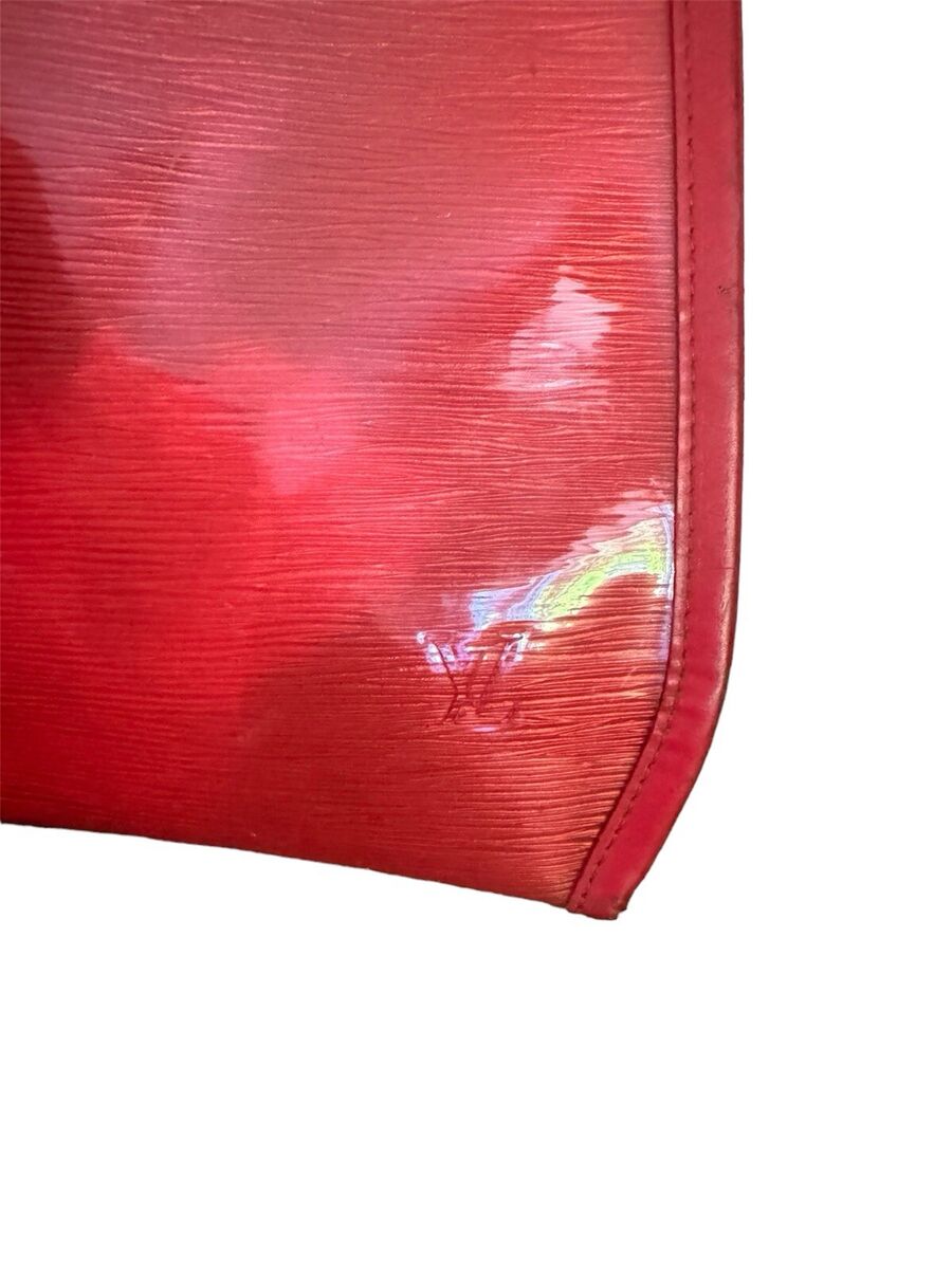 Louis Vuitton Clear Red Epi Plage Lagoon Bay | eBay Louis Vuitton Clear Red Epi Plage Lagoon Bay | eBay