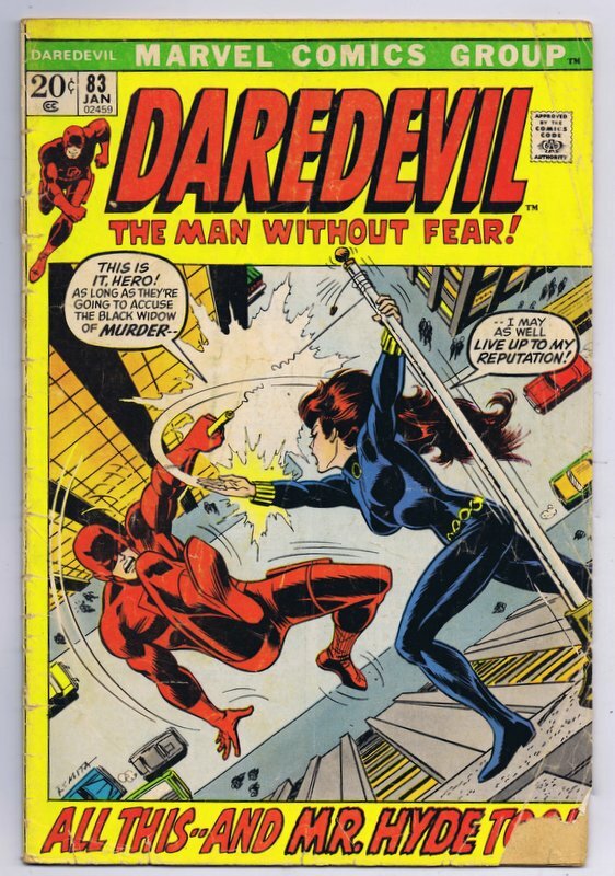 Original Black Widow Comic