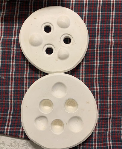 Vintage Ceramic Slip Casting Mold Thimbles 6x6x3 Unbranded | eBay