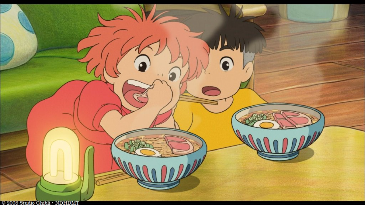 Ponyo on the Cliff by the Sea Rice Noodle Bowl Studio Ghibli Japan ...