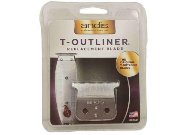 Andis T-outliner Replacement T-blade - Carbon Steel Trimmer Model 04521 ...