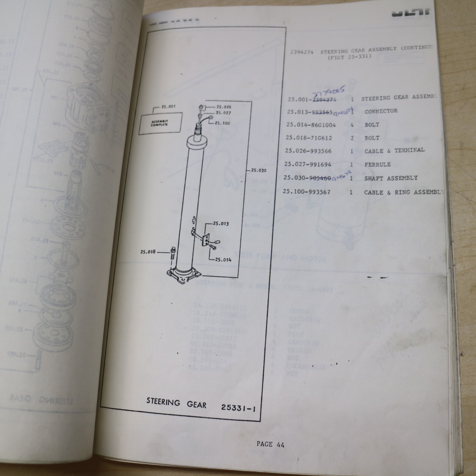 CLARK TM247-6627 GE CONTROL Forklift Parts Manual book catalog list ...