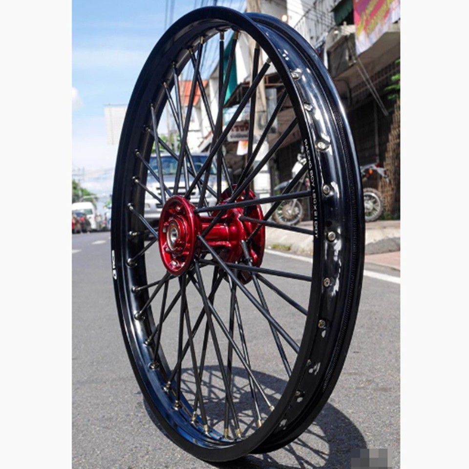 Wheel Hub Spoke Kawasaki KLX250 Rim size 21/18 Racing Boy Front 1.60 ...