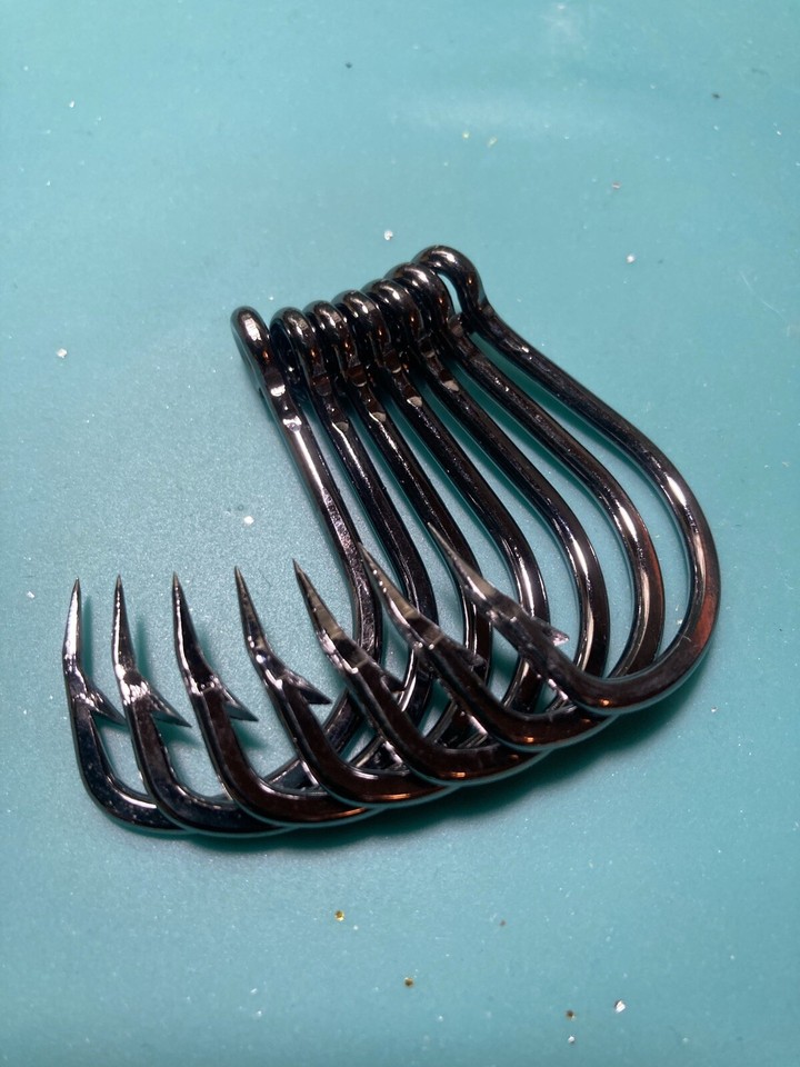 BIG GAME Hook Packs sizes 1/0 to 12/0 High Carbon Steel Fishing ...