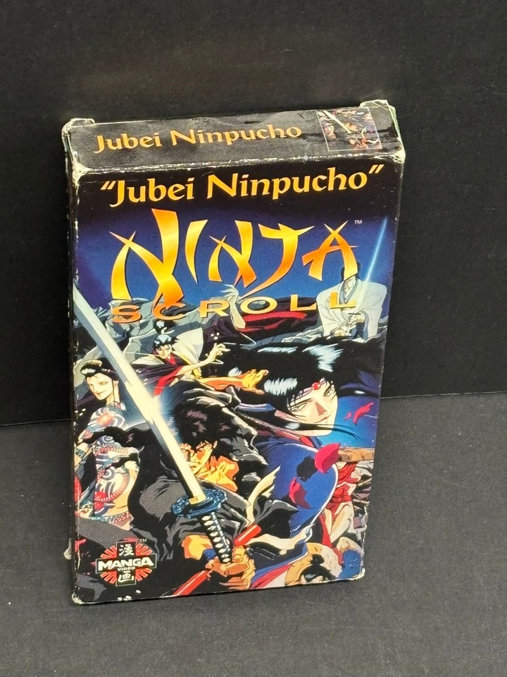 Ninja Scroll VHS 1995 Original Japanese Dubbed English Classic Anime ...