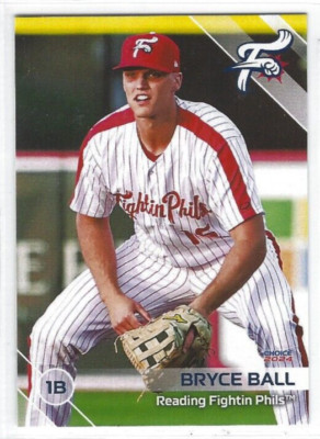 2024 Reading Fightin Phils 2nd Edition (AA-Phila. Phillies) Bryce Ball ...