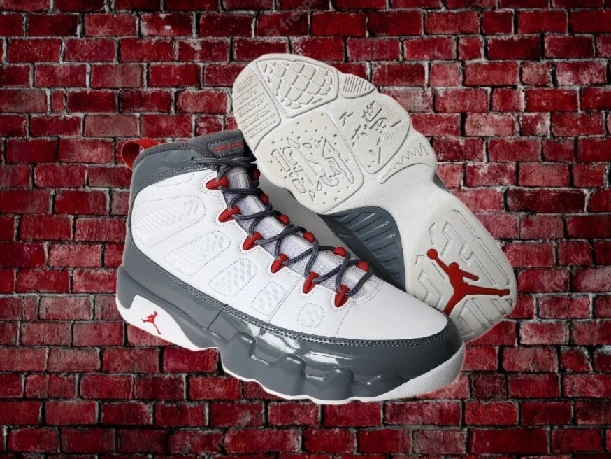 Air Jordan 9 Cool Grey On Feet