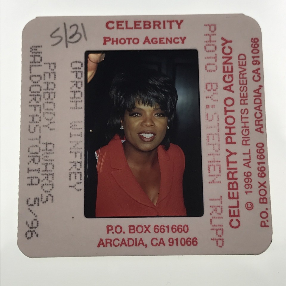 1996 Oprah Winfrey at Peabody Awards Celebrity Color Photo Transparency ...