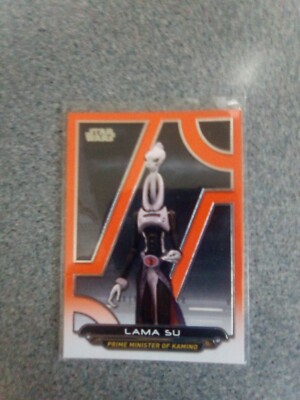 Lama Su Topps Star Wars Galactic Files Orange # Aotc 15 | eBay