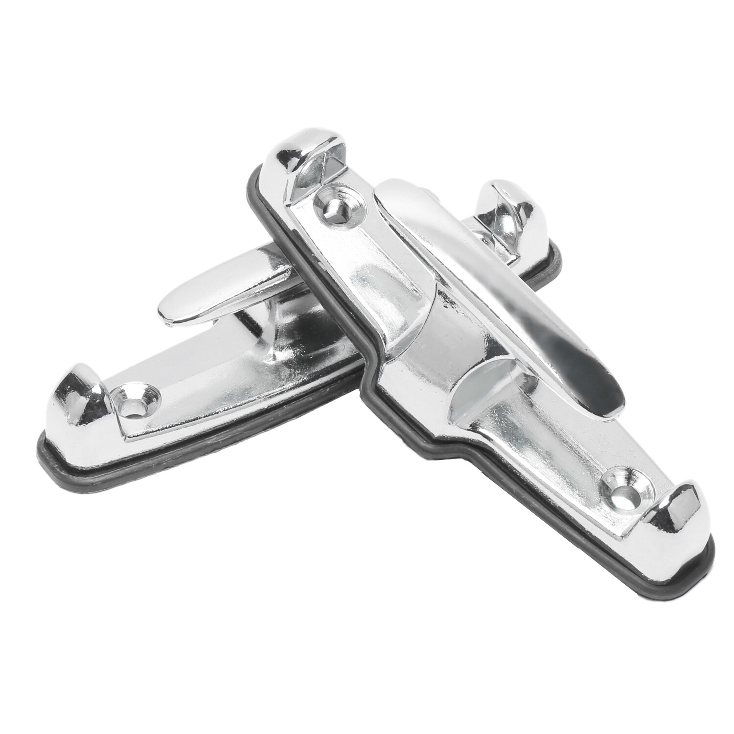 4pcs Chrome T-Hook Tie Down Rope Kit Anchor Point Boat Truck Trailer ...