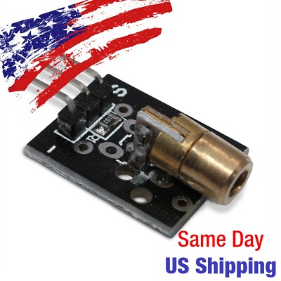 Red Laser Emitter Module 650nm Diode Arduino AVR PIC 5V USA SHIP TODAY ...