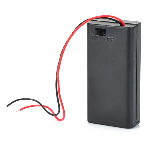 1/2/5/10PCS 2A Battery Holder Box Case with ON/OFF Switch and Cover 2AA ...