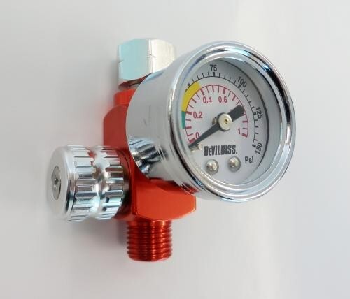 DEVILBISS HAV-503-B Air Adjustment Air Valve with Gauge | Air Spray Gun | HAV503B ...