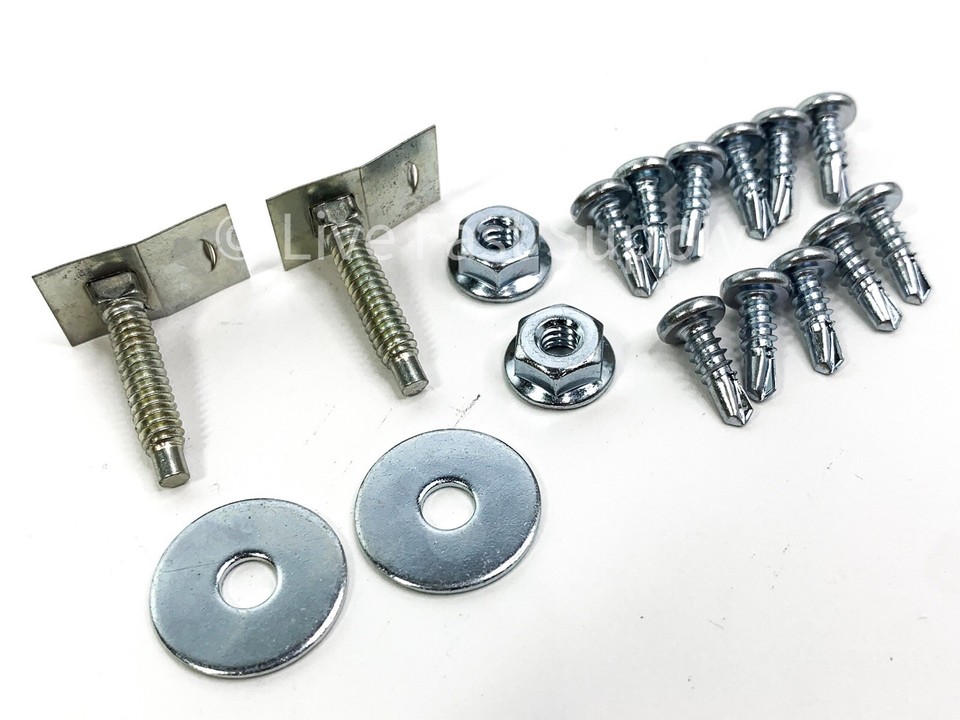 Rear Valance Mounting Hardware Kit Screws Nuts Washers 1967-1968 Ford ...