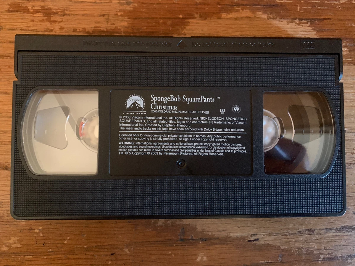 Spongebob Christmas Vhs