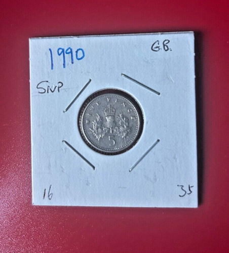 1990 5 PENCE UK COIN - NICE WORLD COIN !!! | eBay