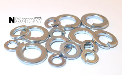 M6 M8 M10 M12 SPRING WASHERS ZINC PLATED DIN 127 | eBay UK