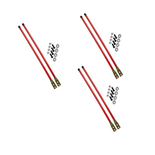 6PK Snow Plow Guide Stick Markers 27" Pair for Western 62265/Boss ...
