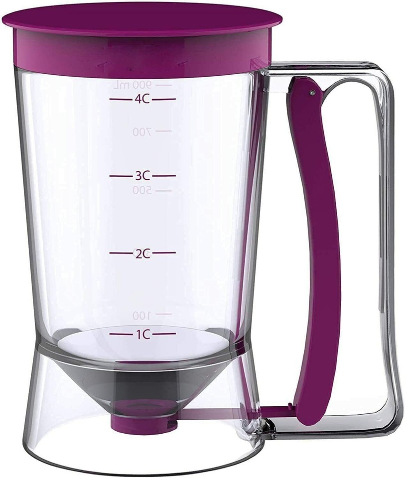 900ml Batter Dispenser DIY Muffin Cupcake Pancake Kitchen Measuring ...