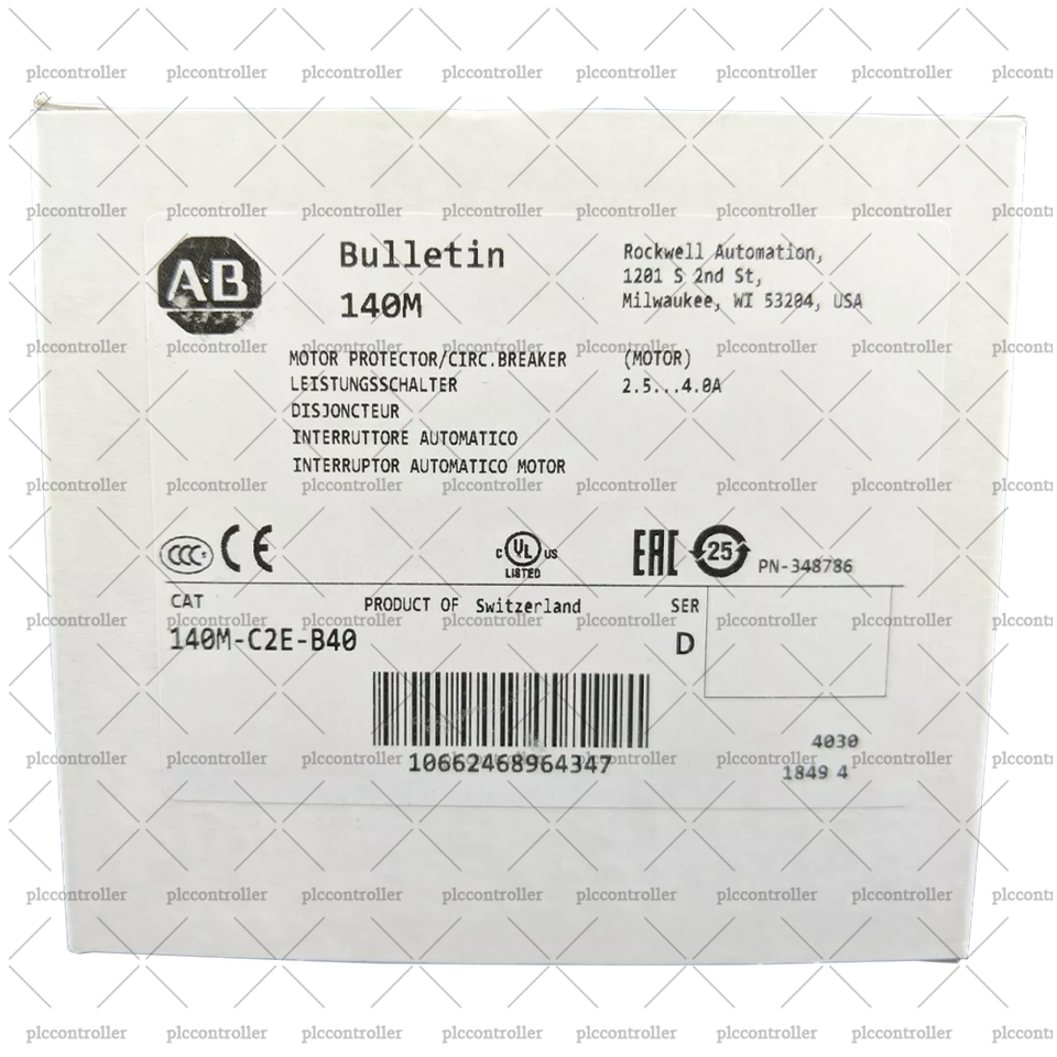 New Allen-Bradley 140M-C2E-B40 Motor Protection Circuit-Breaker | eBay