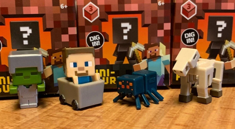 Minecraft Mini Figures Mattel Blind Box Checklist Series, 50% OFF