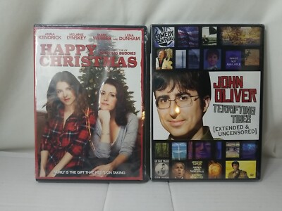 2 comedy DVDs Happy Christmas & JON OLIVER TERRIFYING TIMES Stand Up ...