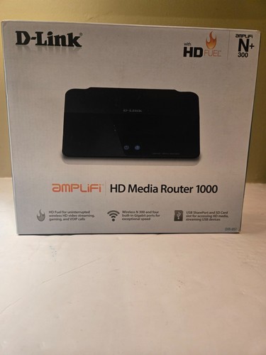 D-Link Systems HD Media Router 1000 w/ 4GB Ethernet Ports, SD Card Slot ...